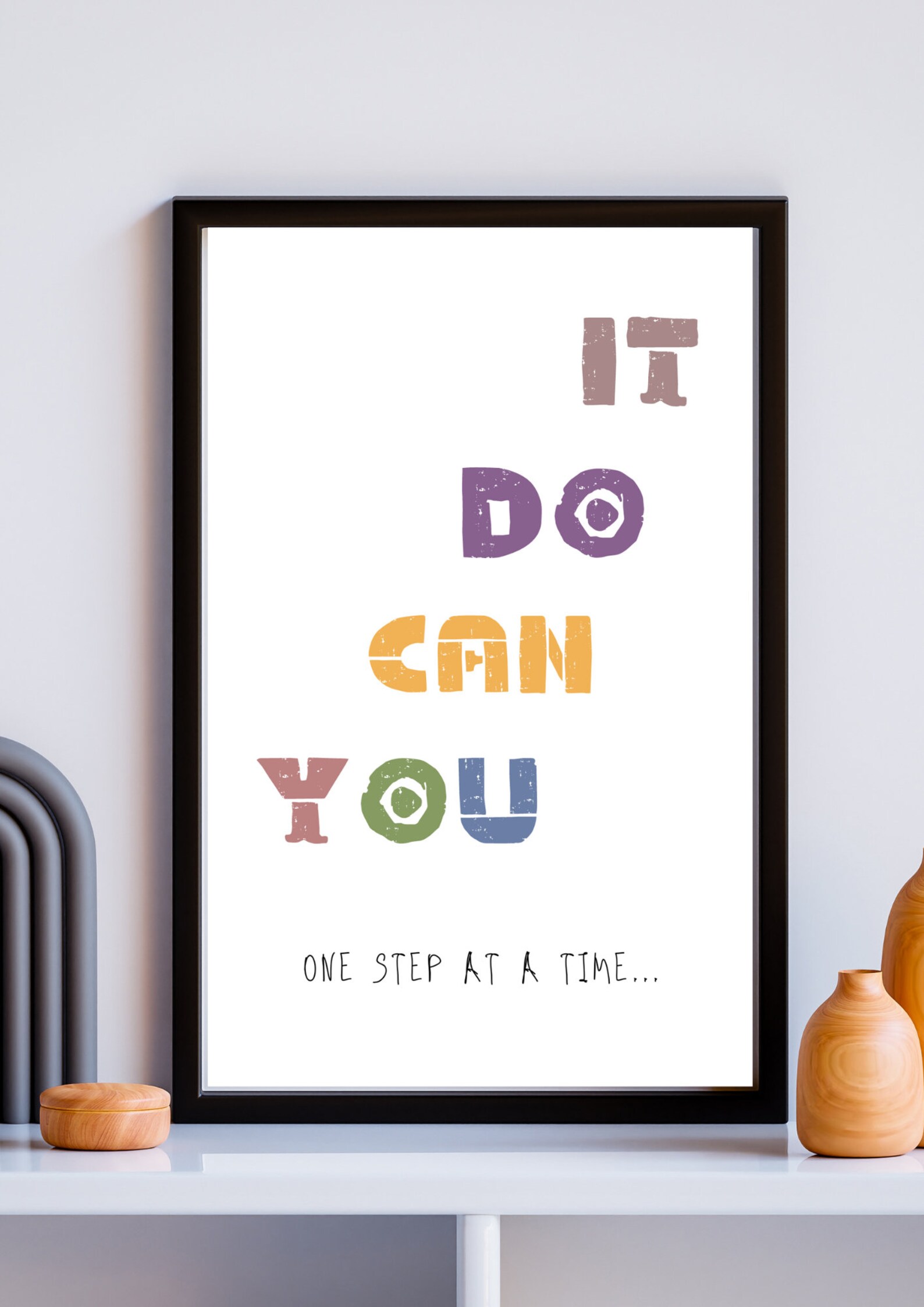 You Can Do It Poster, Motivation Poster, Child's Room Poster, Classroom ...