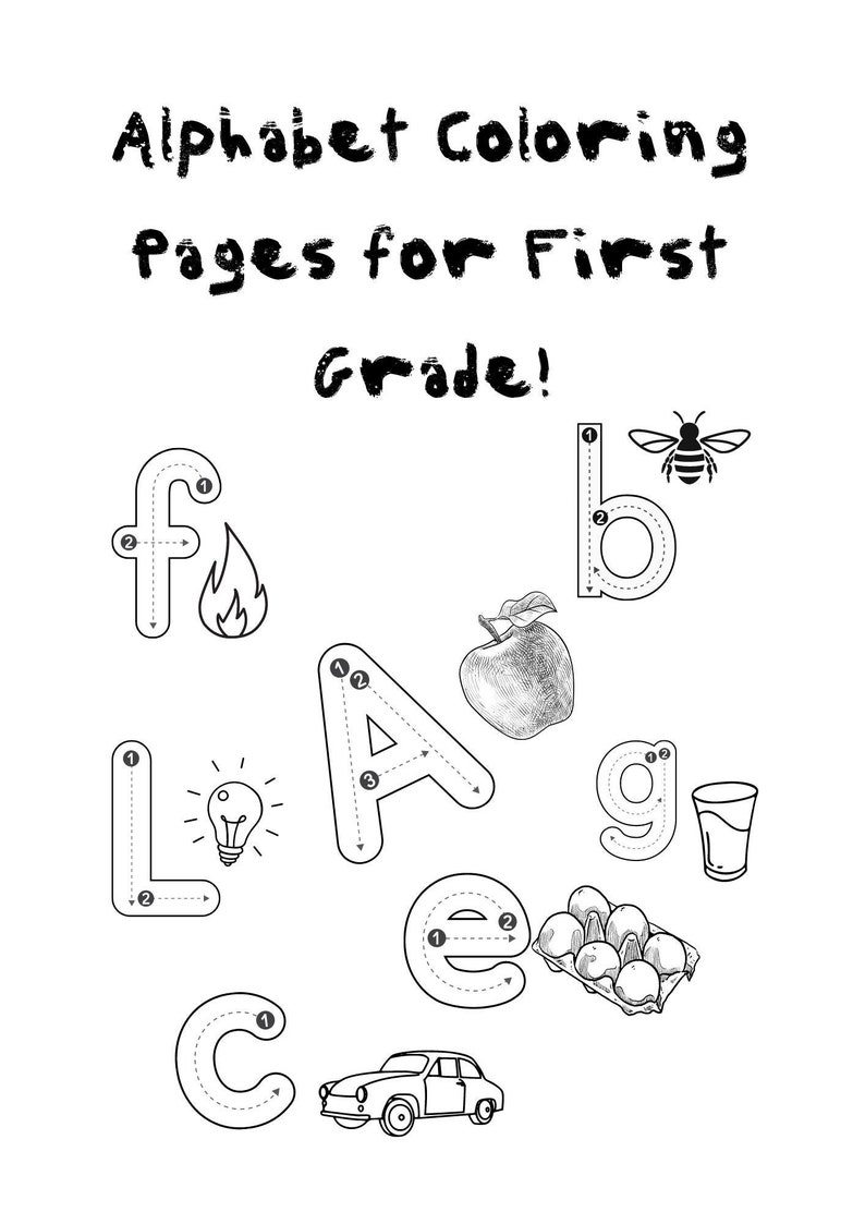26 Printable Alphabet Coloring Pages Worksheets for Kids: Preschool ...