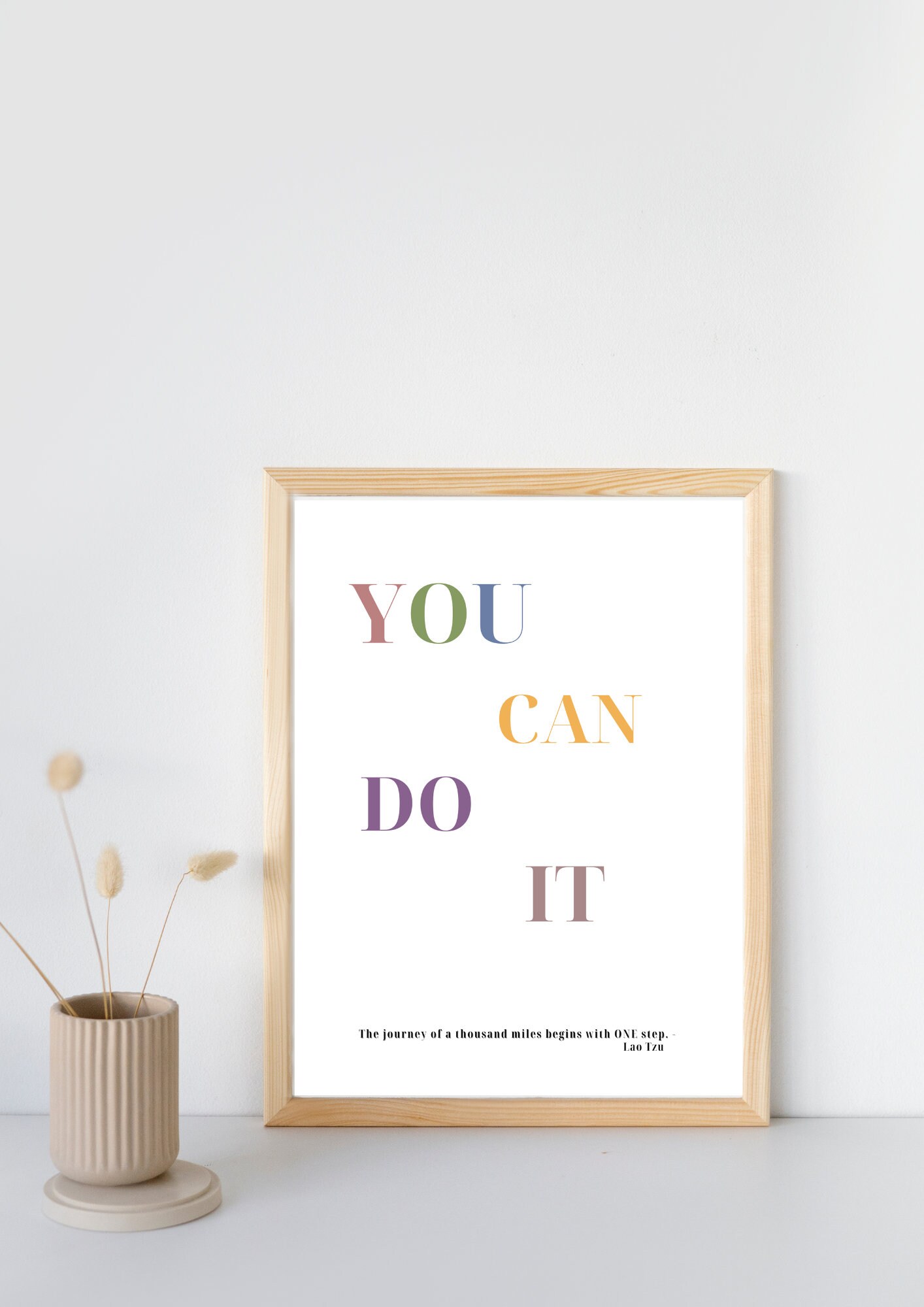 You Can Do It Poster, Motivation Poster, Child's Room Poster, Classroom ...