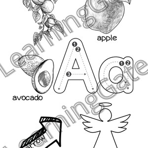 26 Printable Alphabet Coloring Pages Worksheets for Kids: Preschool ...