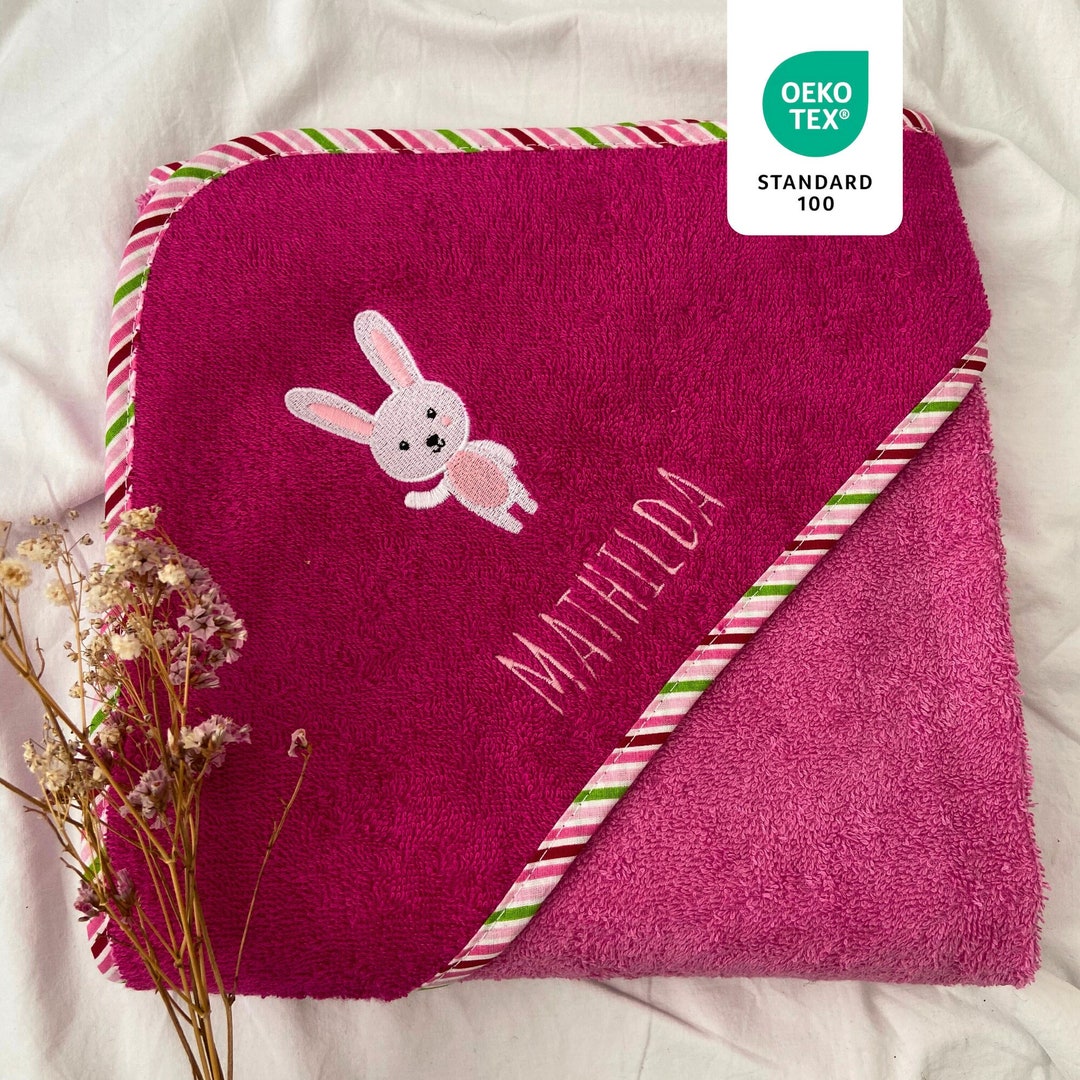 Kapuzenhandtuch Baby, Oeko-TEX® Standard 100 - Personalisiertes ...