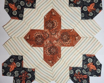 Lucy Boston french Cotillion Patchwork of the Crosses Square - Etsy