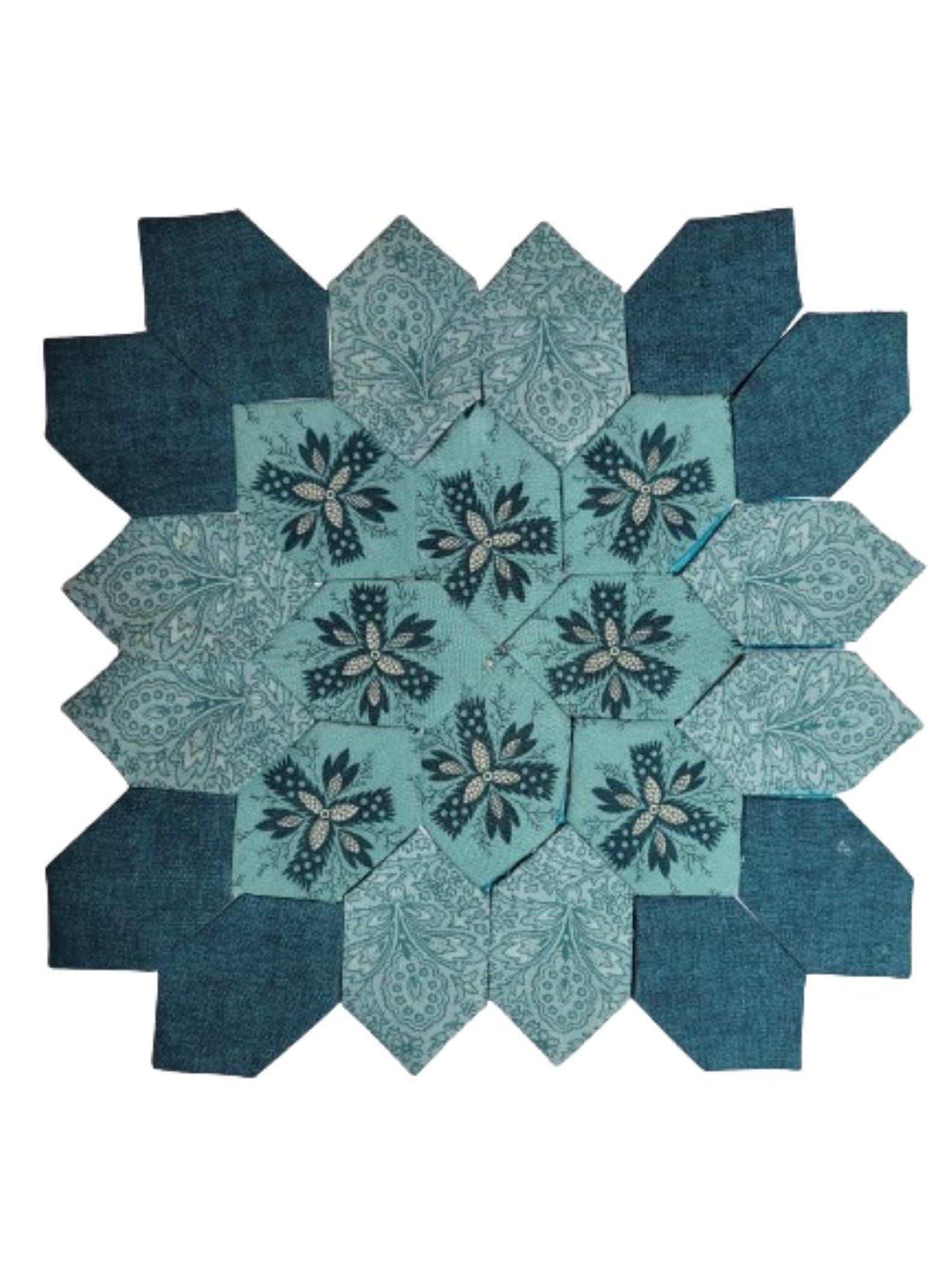 Lucy Boston "pinwheels I" Patchwork of the Crosses Square - Etsy