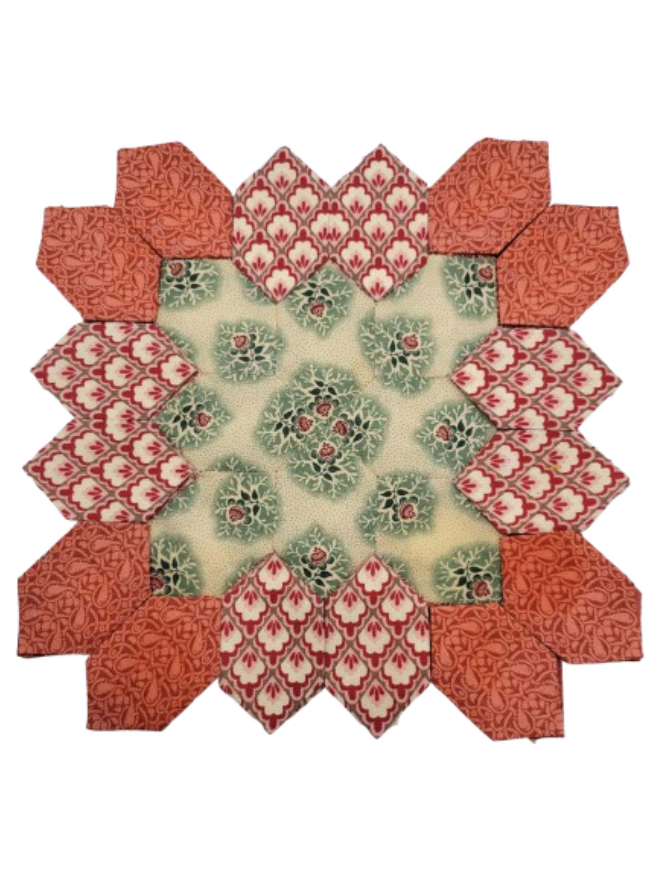 Lucy Boston "springtime" Patchwork of the Crosses Square, Series XIV - Etsy