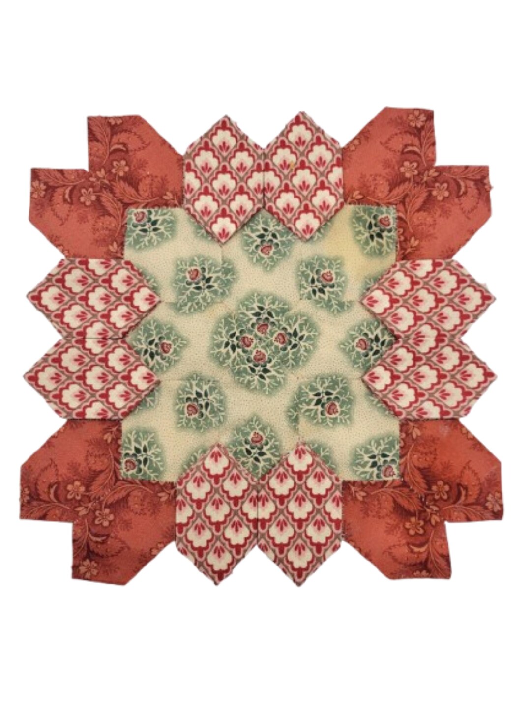 Lucy Boston "springtime" Patchwork of the Crosses Square, Series XIII ...