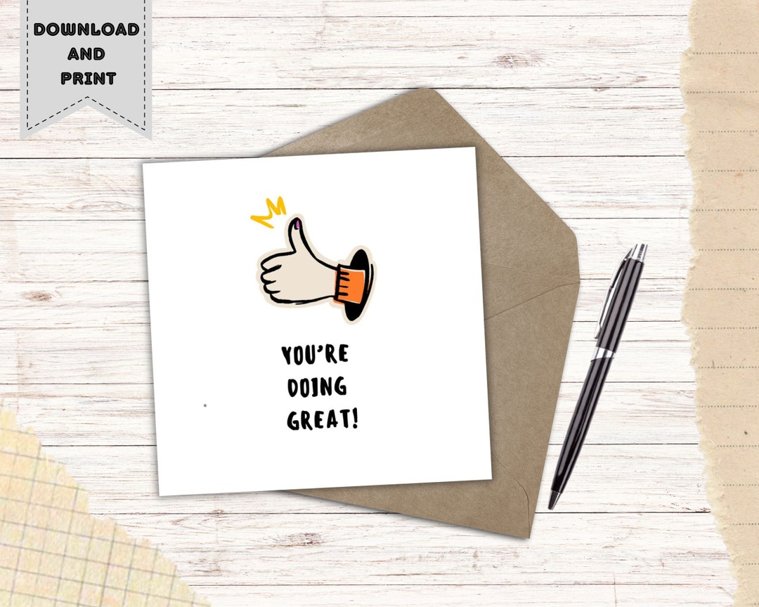 You're Doing Amazing Card