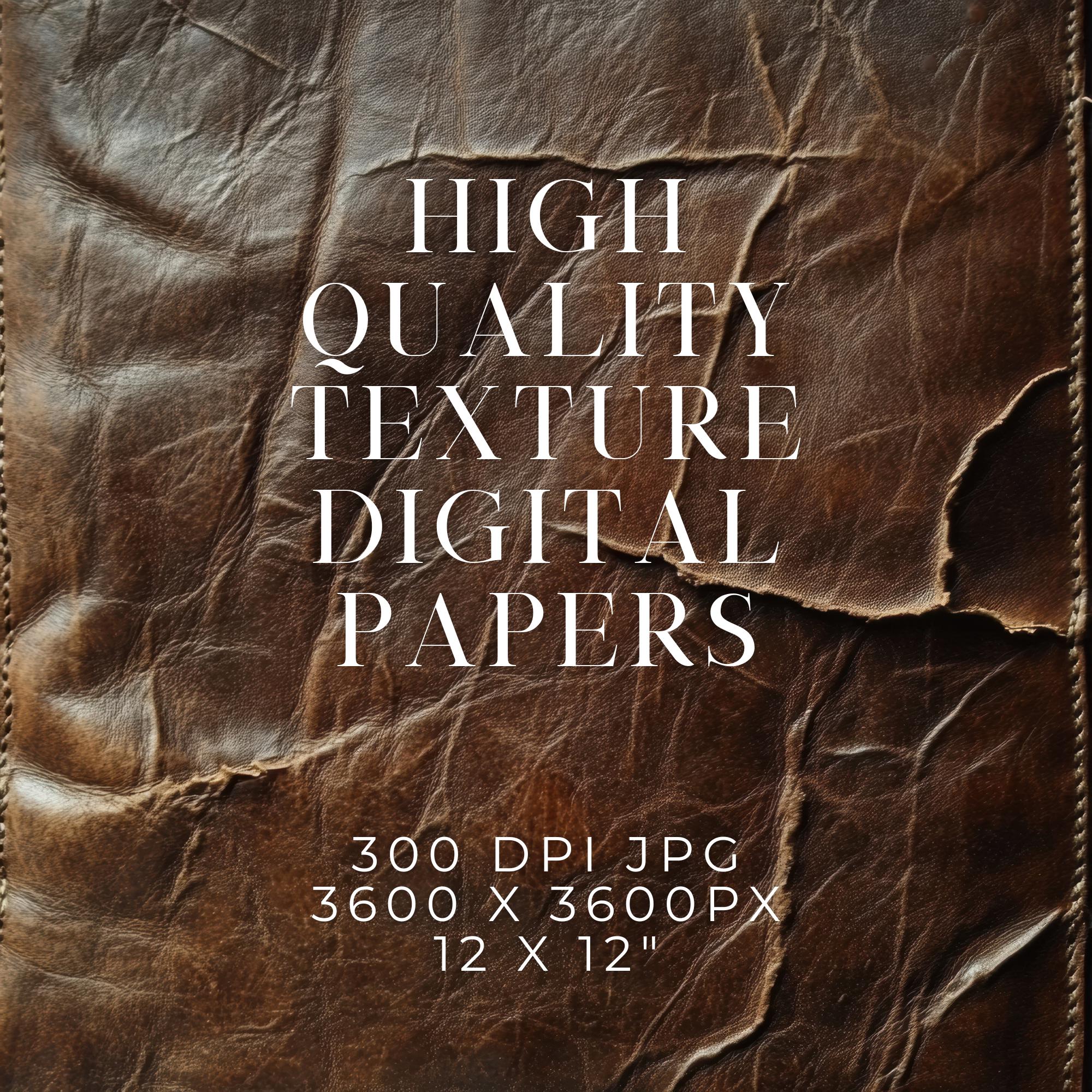 Distressed Leather Texture Backgrounds Digital Paper Pack 8 High ...