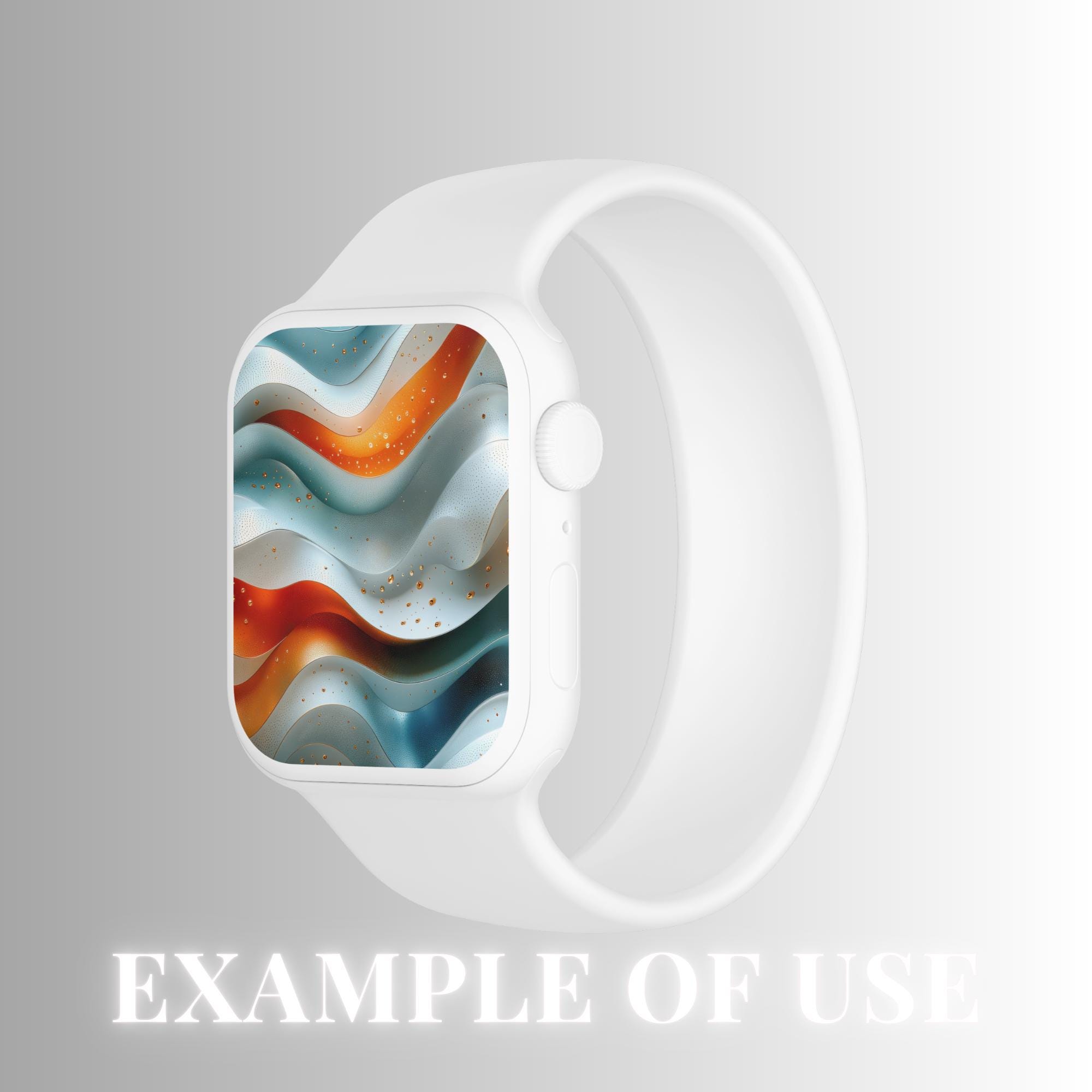 Parametric Waves Abstract Textures Backgrounds Digital Paper Pack 8 ...