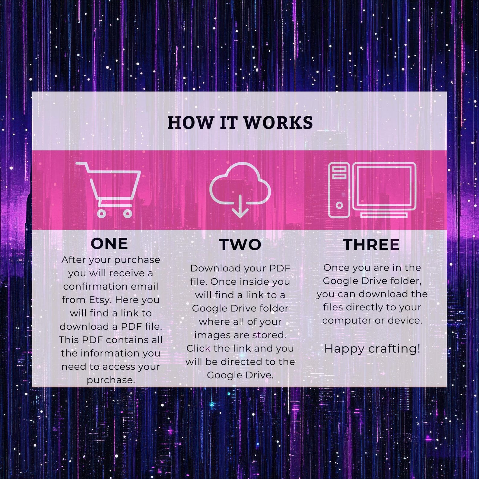 Glitchcore Cityscape Neon Texture Backgrounds Digital Paper Pack 8 High ...