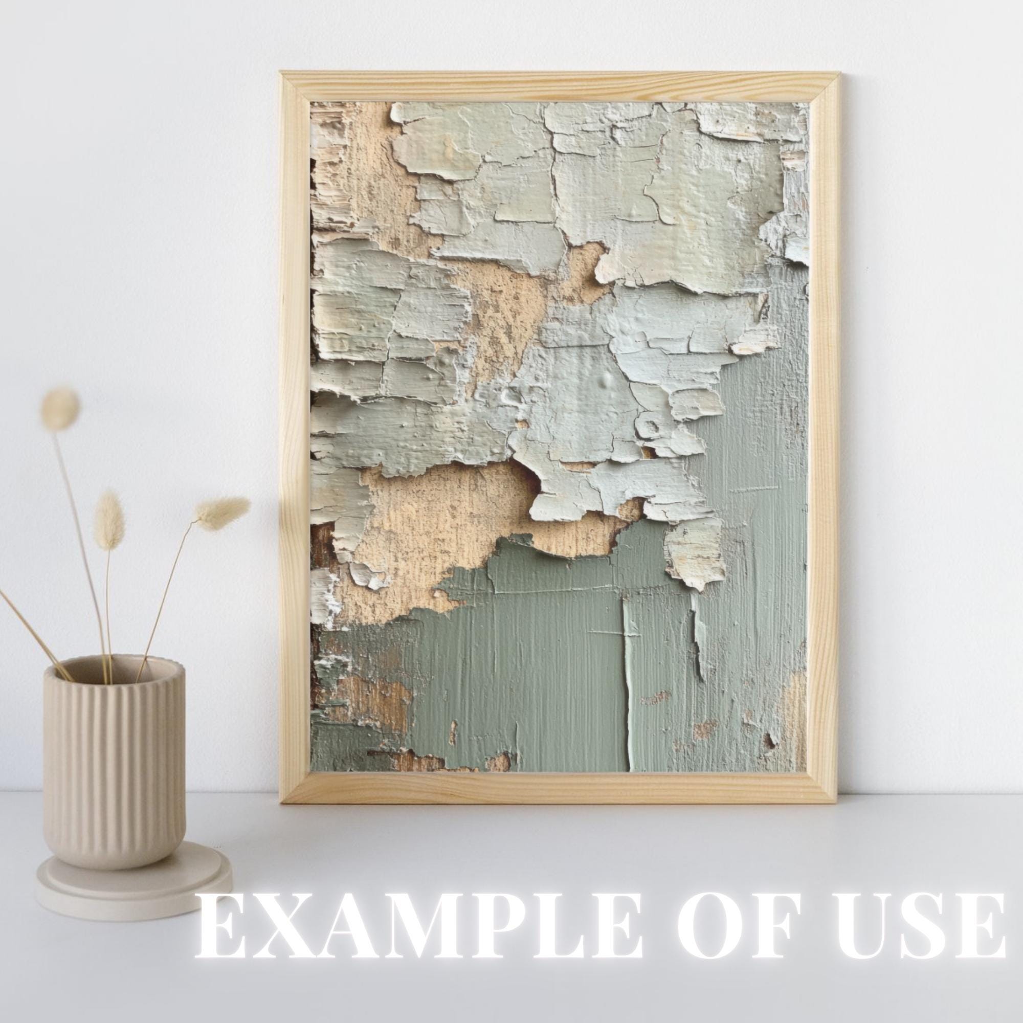 Antique Grunge Peeling Paint Texture Backgrounds Digital Paper Pack 8 ...