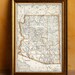 Old Arizona State Map, 1893 Vintage Antique Style Map of Arizona, US ...