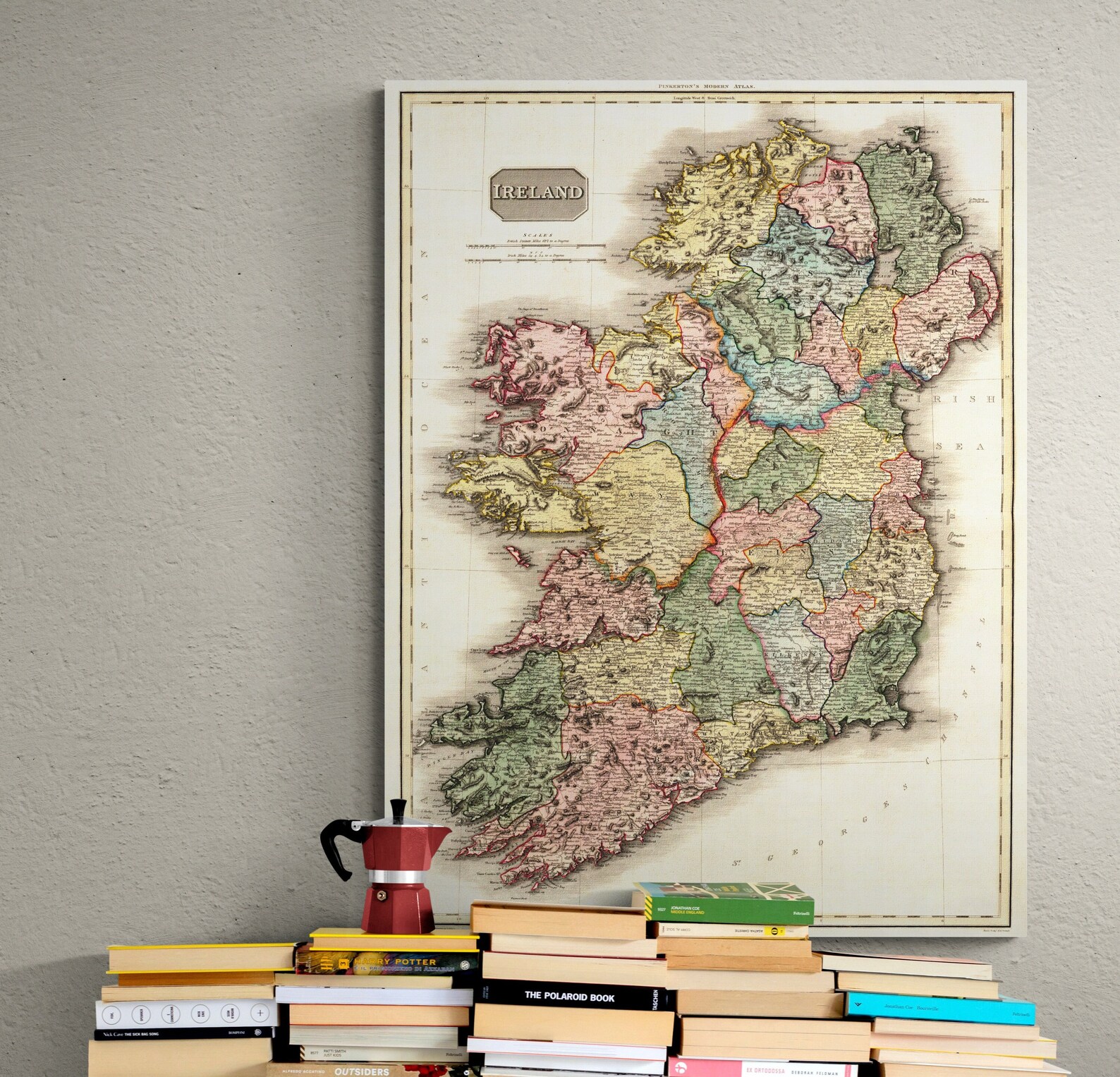 Old Ireland Map, 1813 Vintage Antique Style Map of Ireland, by ...
