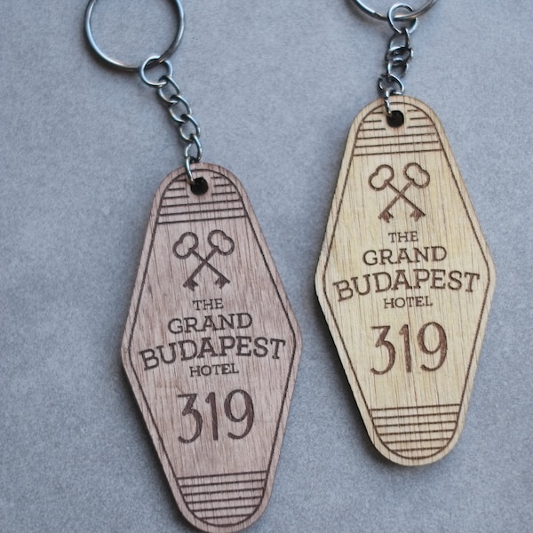 Movie Hotel Keyrings - Etsy UK