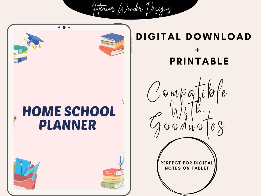 Homeschool Planner | Printable Lesson & Schedule Organizer | Daily ...