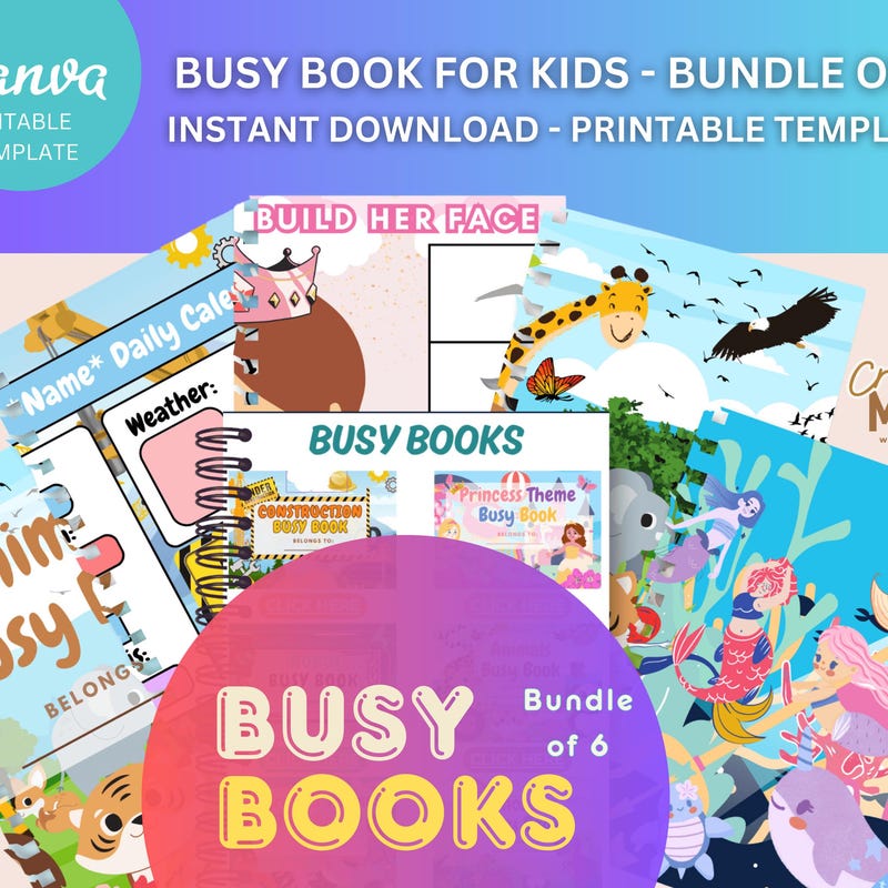 Busy Books - Etsy