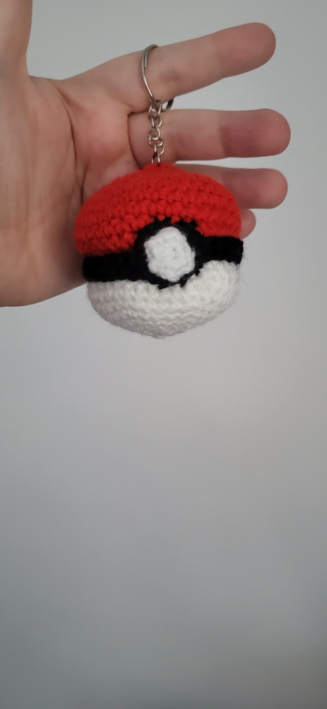 Pokeball Keyring - Etsy