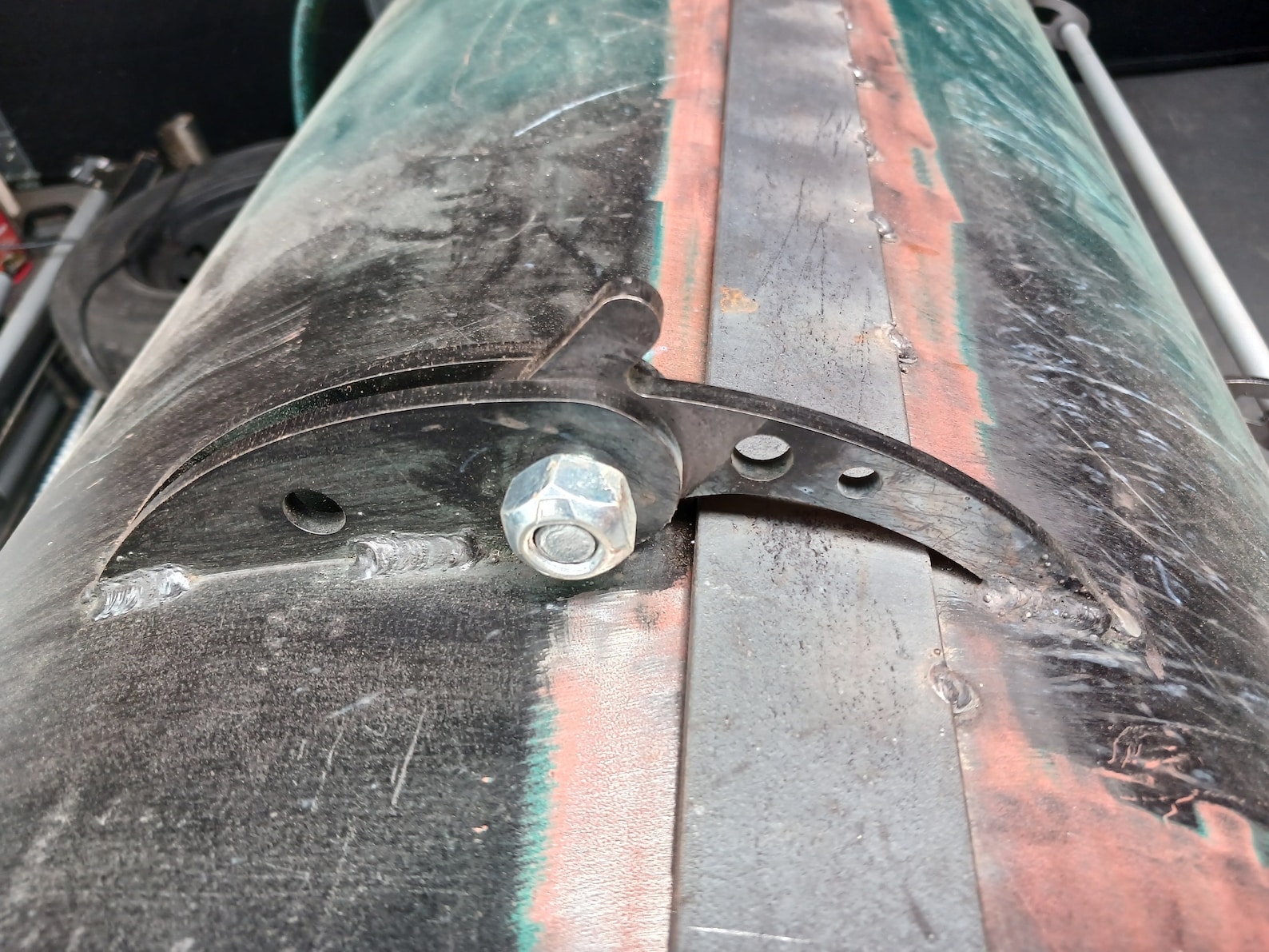 BBQ Offset Smoker Hinge DXF Files Laser Cut Your Barbecue Offset Pit ...