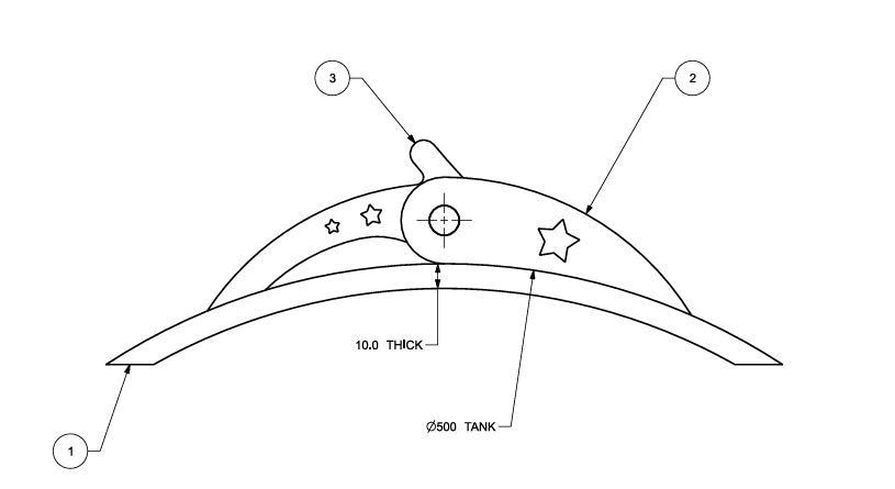 BBQ Smoker Hinge File Set (digital Dxf Files) for 20" Tank, With Texan ...