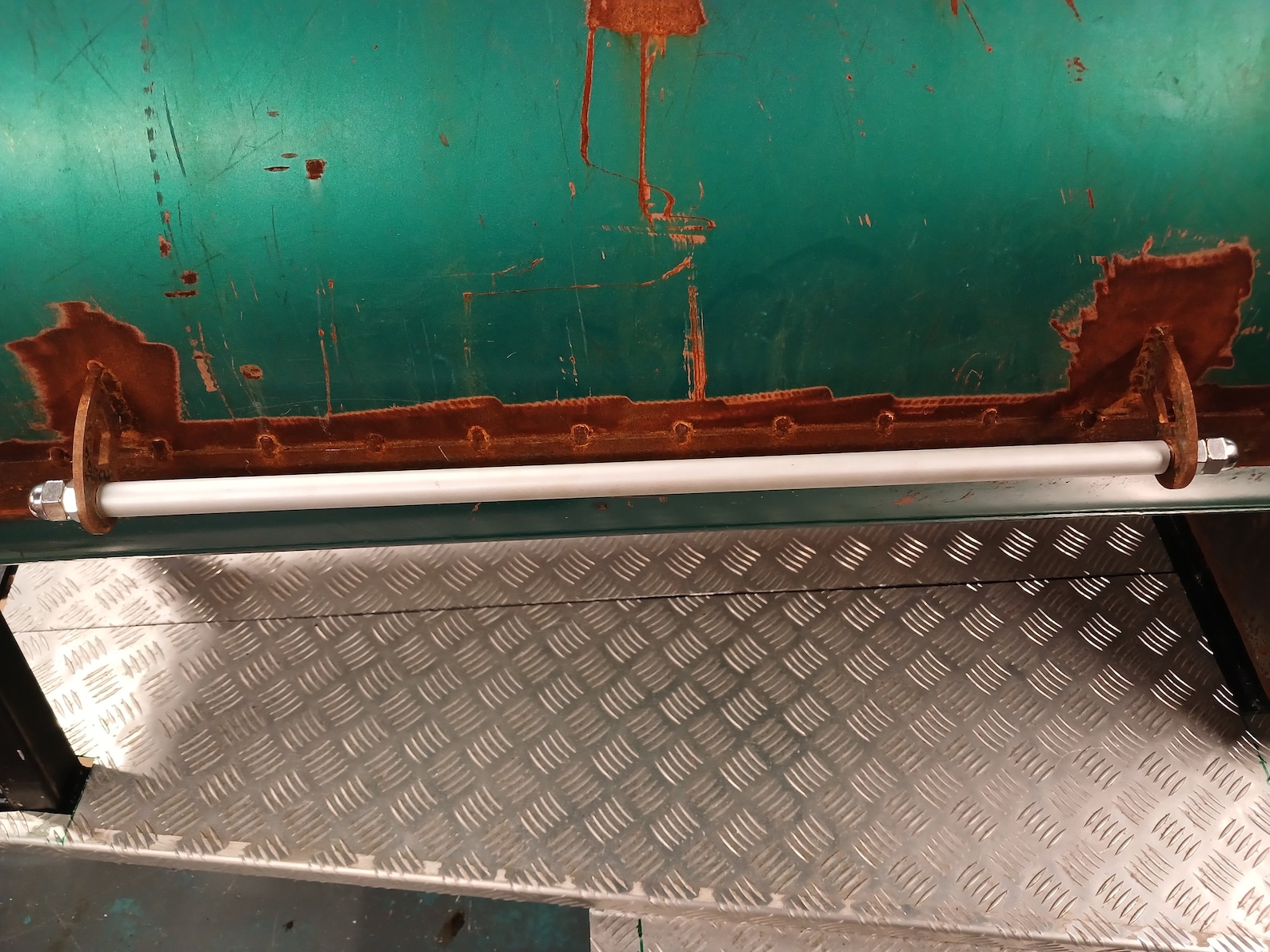 Bbq Smoker Door Handle Bracket - to Suit Wooded Dowel, Metal Rod or ...