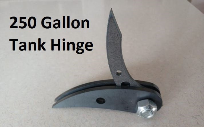 BBQ Offset Smoker Hinge DXF Files for 250 Gallon Tank 30" Diameter ...