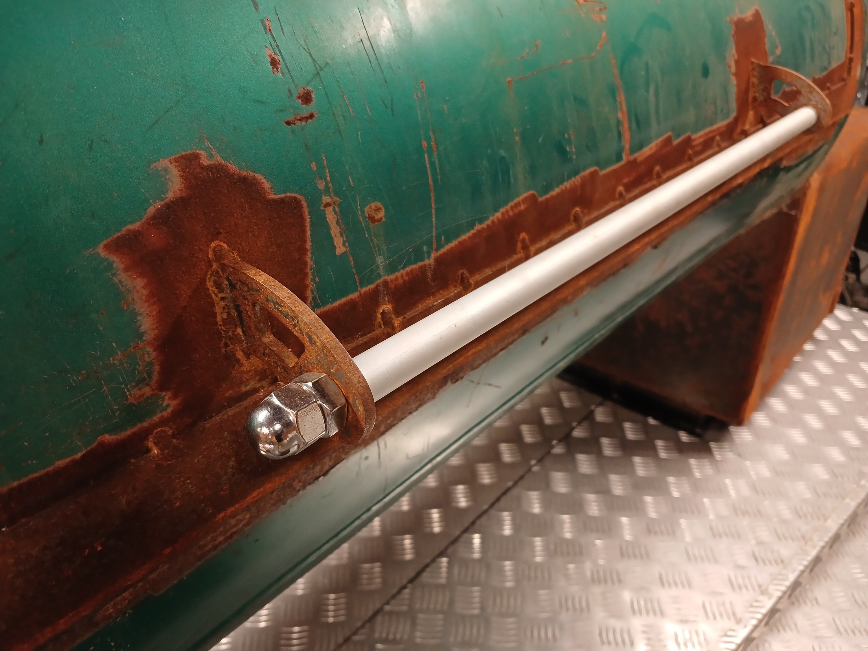 Bbq Smoker Door Handle Bracket - to Suit Wooded Dowel, Metal Rod or ...