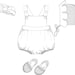 Baby Girl Fashion Ilustration, Fashion Tecnical Drawing, Fashion ...