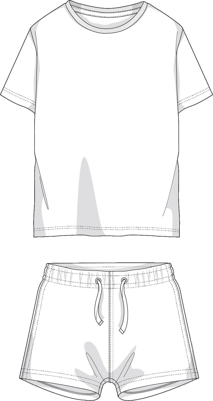 Boys Kids Fashion Bundle Vectors -fashion Flat Sketch for Adobe ...