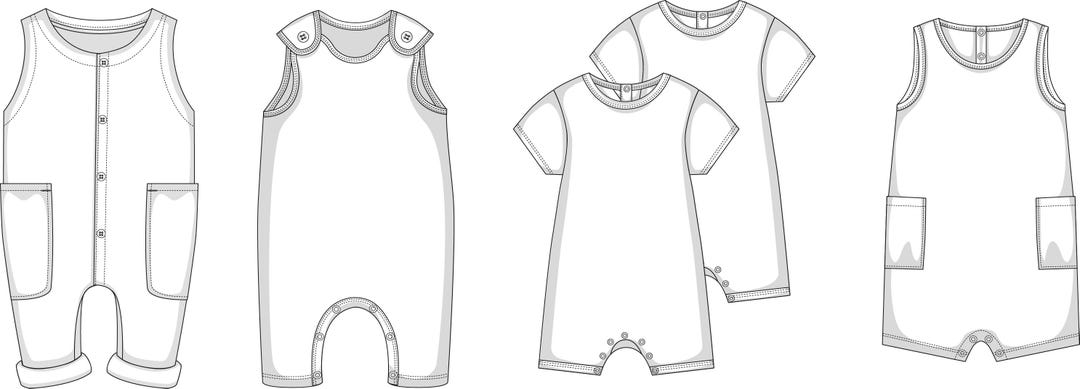 Baby Boy Fashion Ilustration / Fashion Tecnical Drawing / Fashion ...