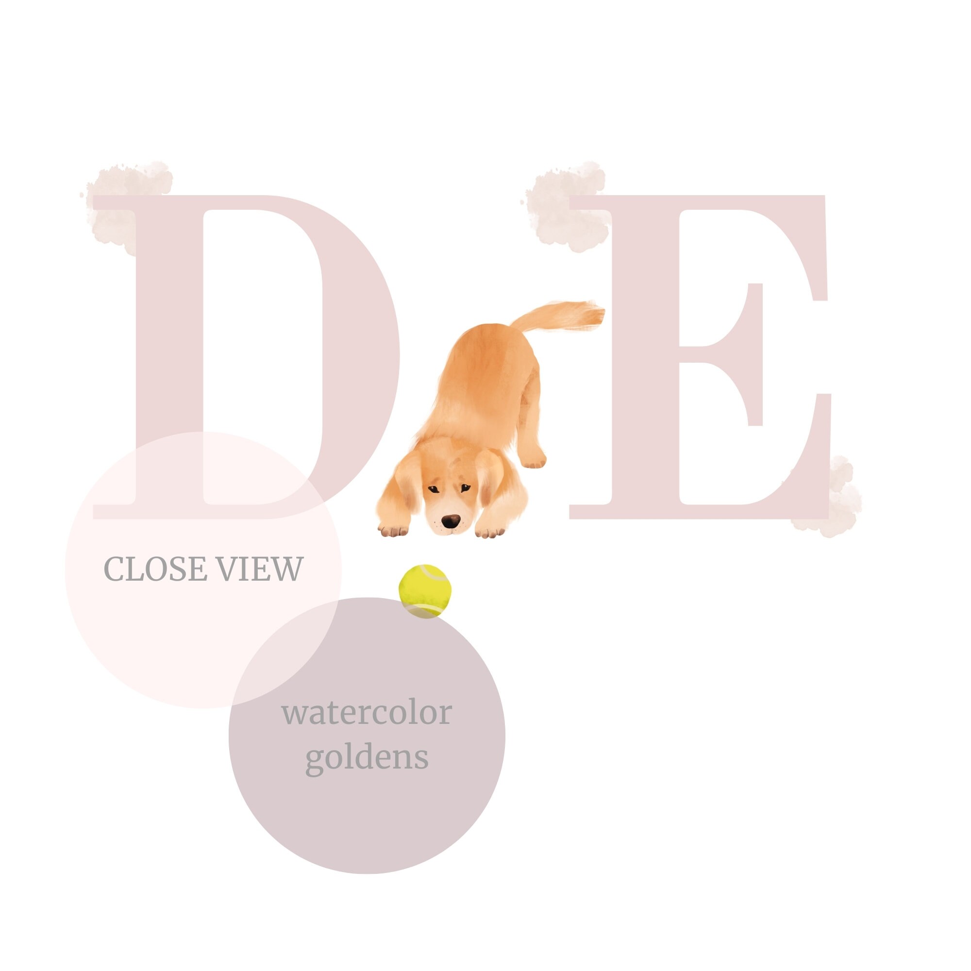 Puppy Dog ABC Poster, Digital Pink Alphabet Print for Kids Room, Cute ...