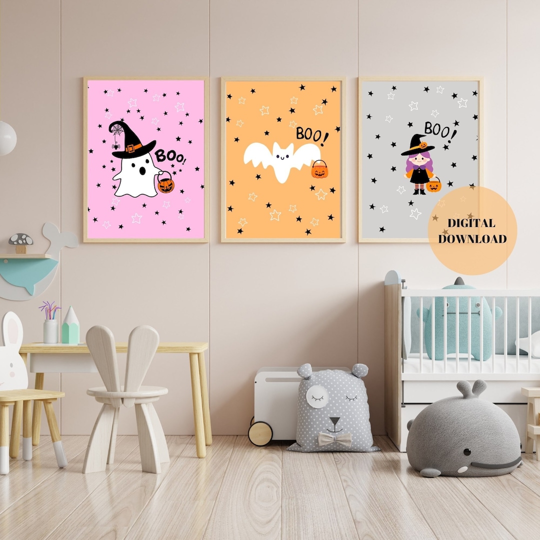 Halloween Poster Halloween Printable Art Halloween Art - Etsy