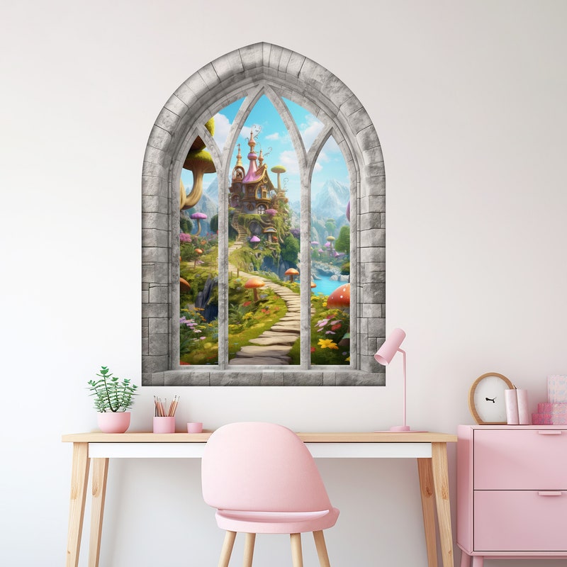 Castle Wall Decal - Etsy