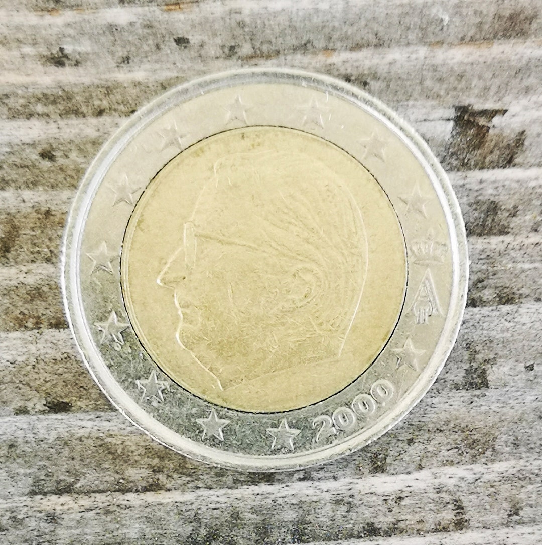 2 Euro 2000 Belgium, Rare Coin - Etsy
