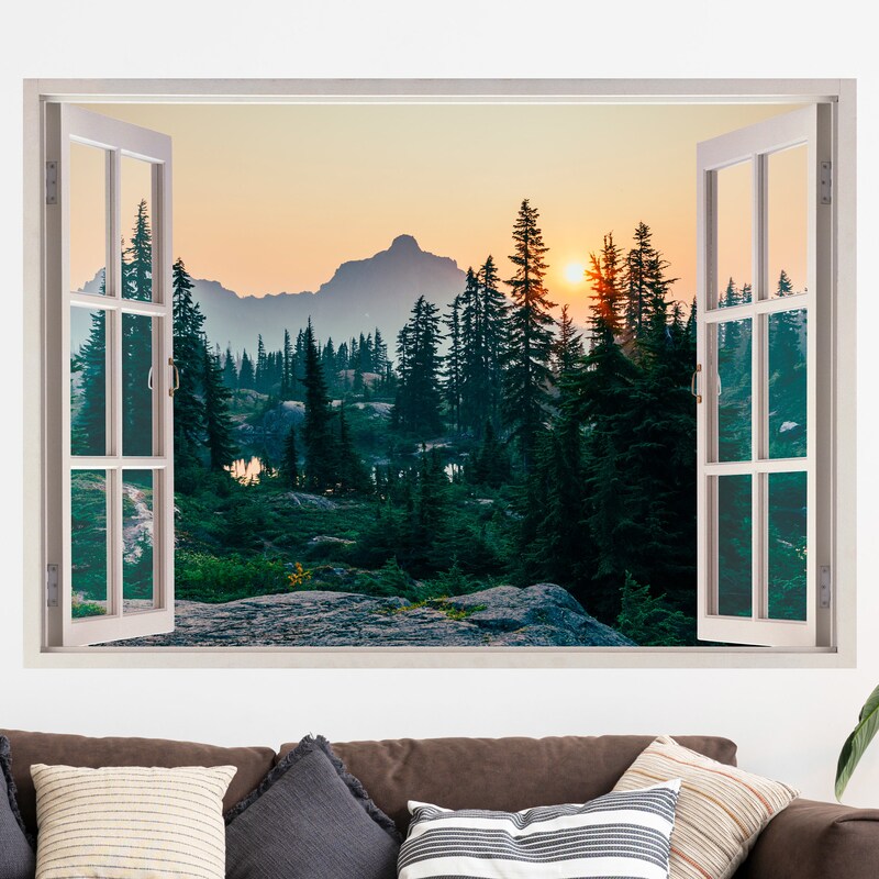 Sunset Wall Decal - Etsy