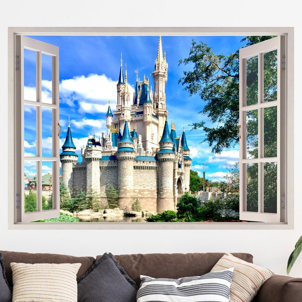 Castle Wall Decal - Etsy