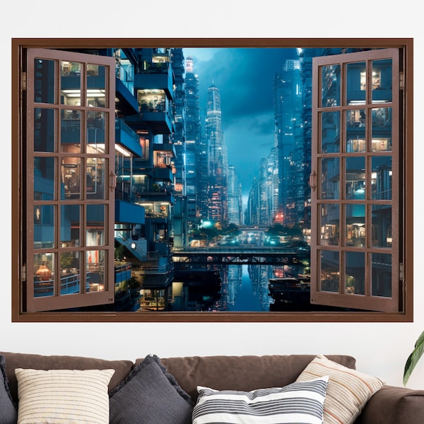Futuristic Wall Decals - Etsy