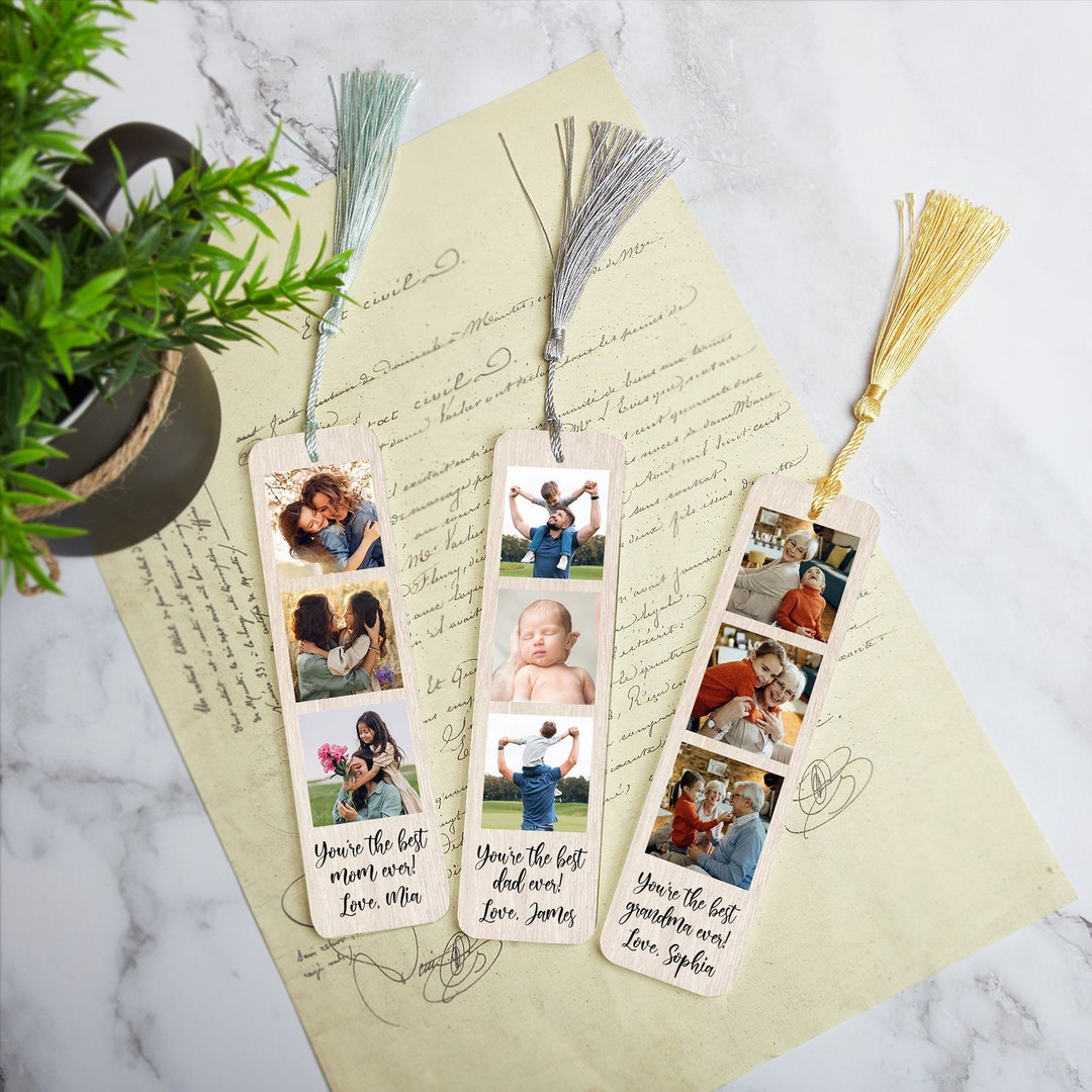 Personalized Photo Bookmark,custom Bookmark for Mom, Personalized Gifts ...