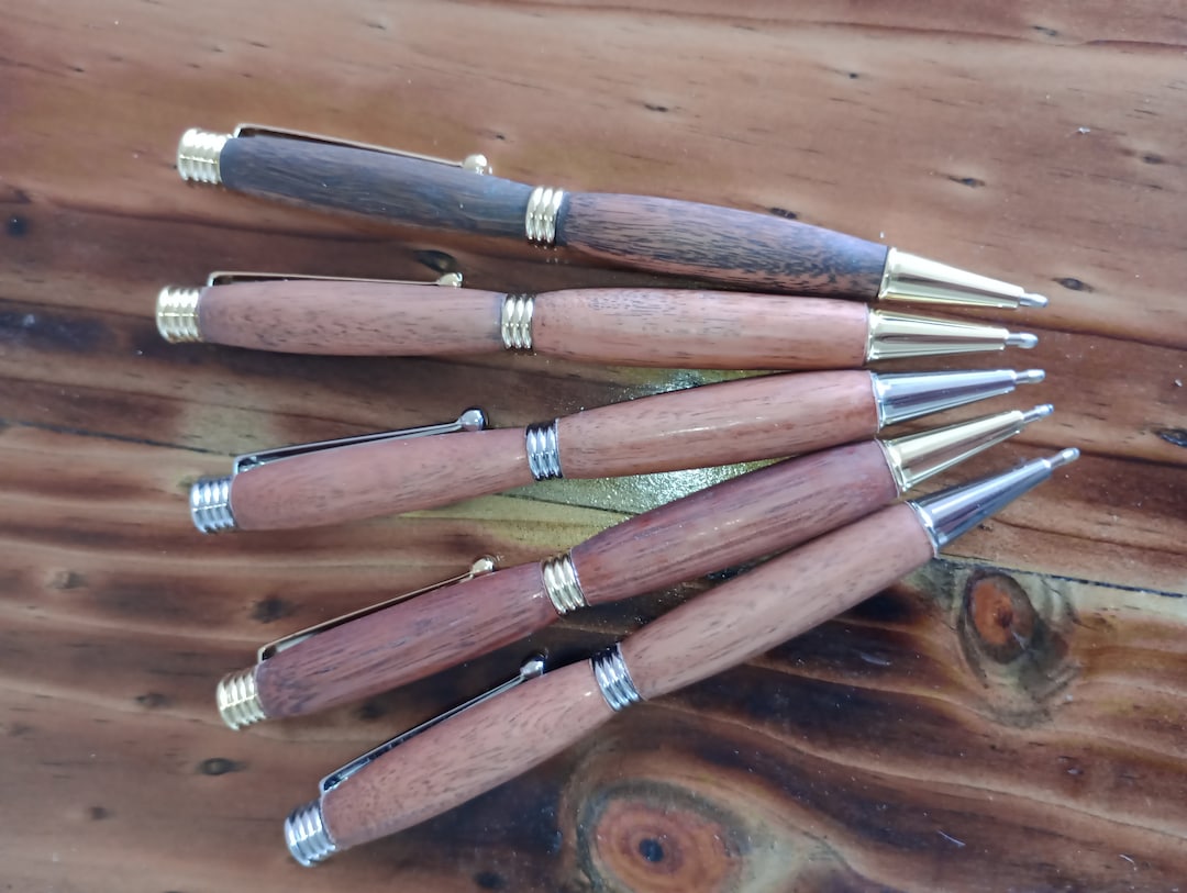 Handmade Wooden Pens Flooded Gum-christmas Gift Australian Hardwood ...