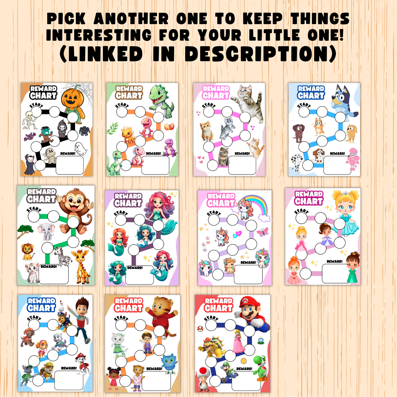 Printable Bluey 7-day Reward Chart Kid Good Behavior Tracker - Etsy