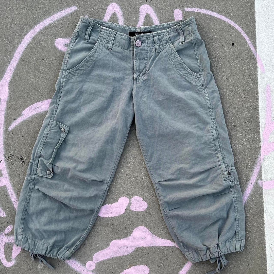 Billy Blues 90s Washed Army Green Low Rise Cargo Capris Pants Size 2 - Etsy