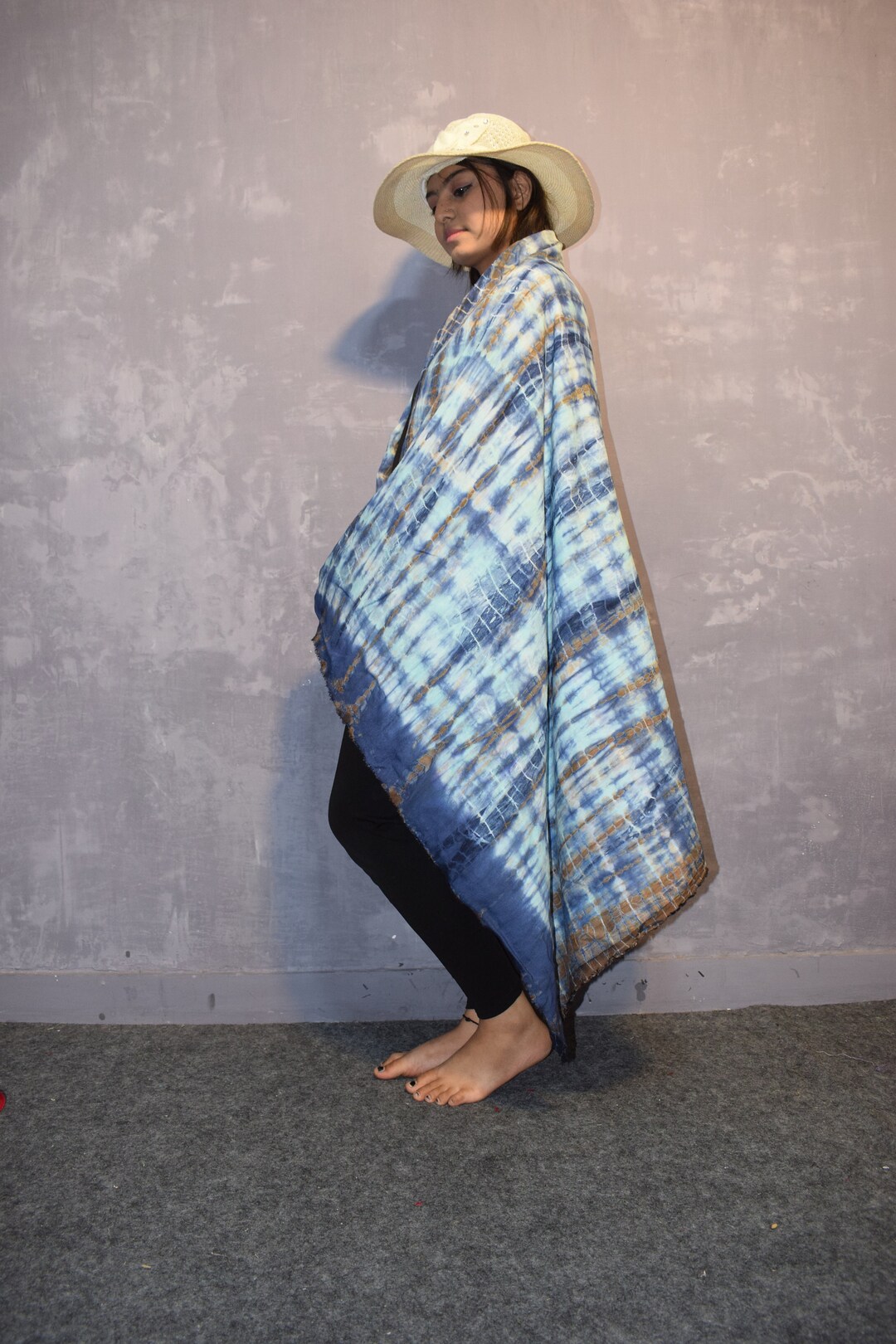 Multy Color Sarong Hand Dyed Sarong Pareo Rayon Boho Scarf Neck Head ...