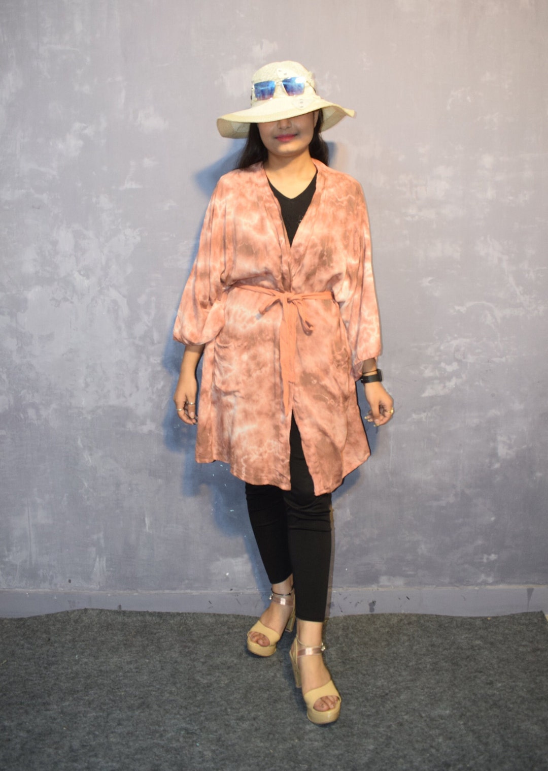 Rust Color Robe, Dressing Gown, Unique Gift, Bridesmaid Dress, Kimono ...