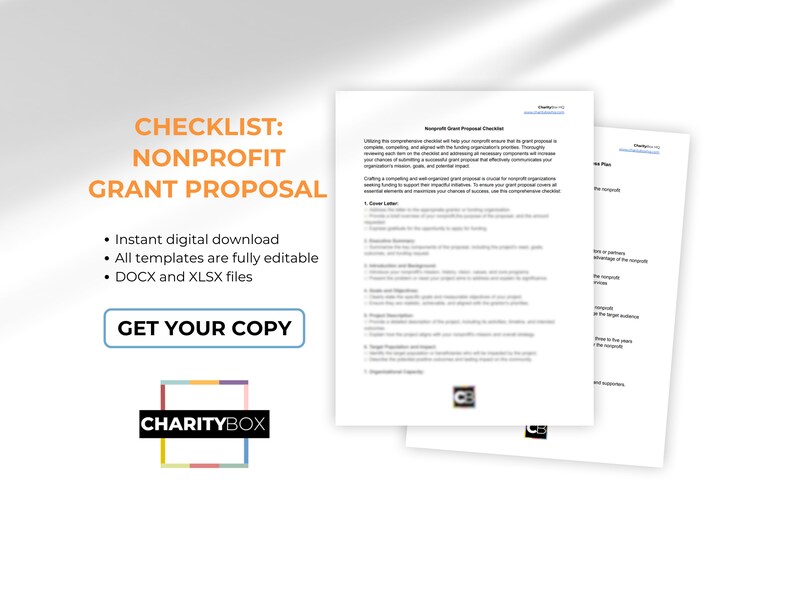 Checklist: Nonprofit Grant Proposal - Etsy