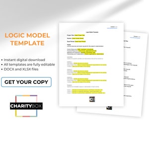 Logic Model Template - Etsy