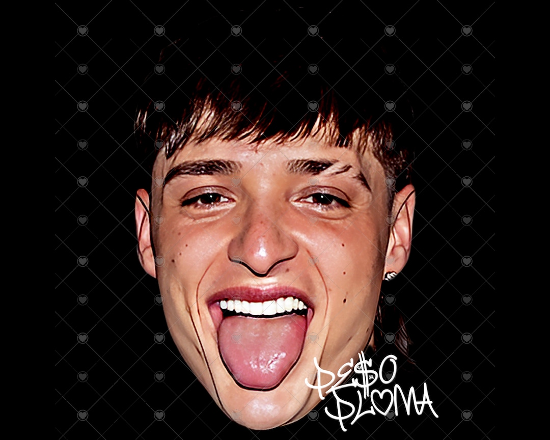 Peso Pluma Face Png Ready to Print Printable Design Hiphop - Etsy