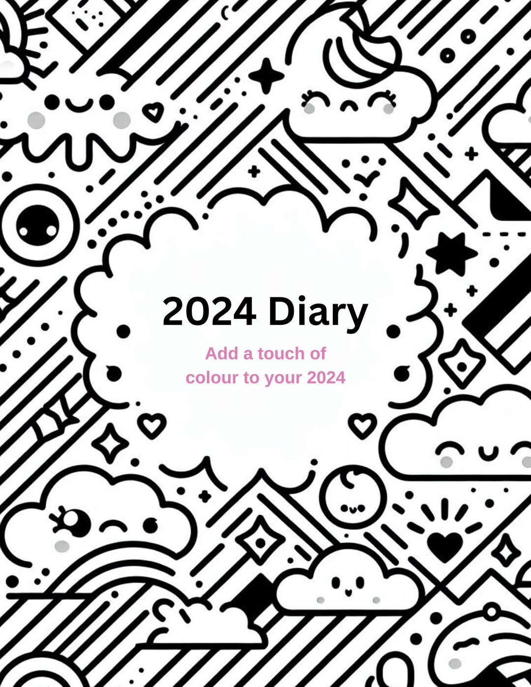2024 Diary Colour Your Year - Etsy