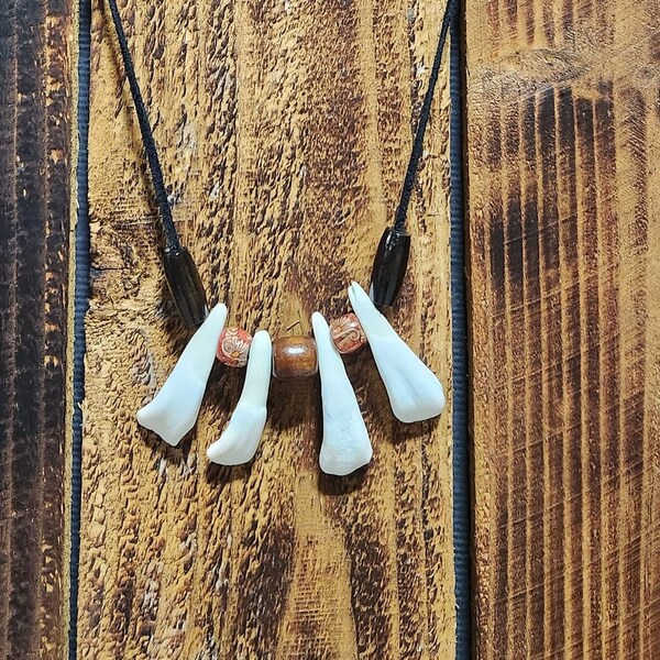 Buffalo Teeth Necklace - Etsy
