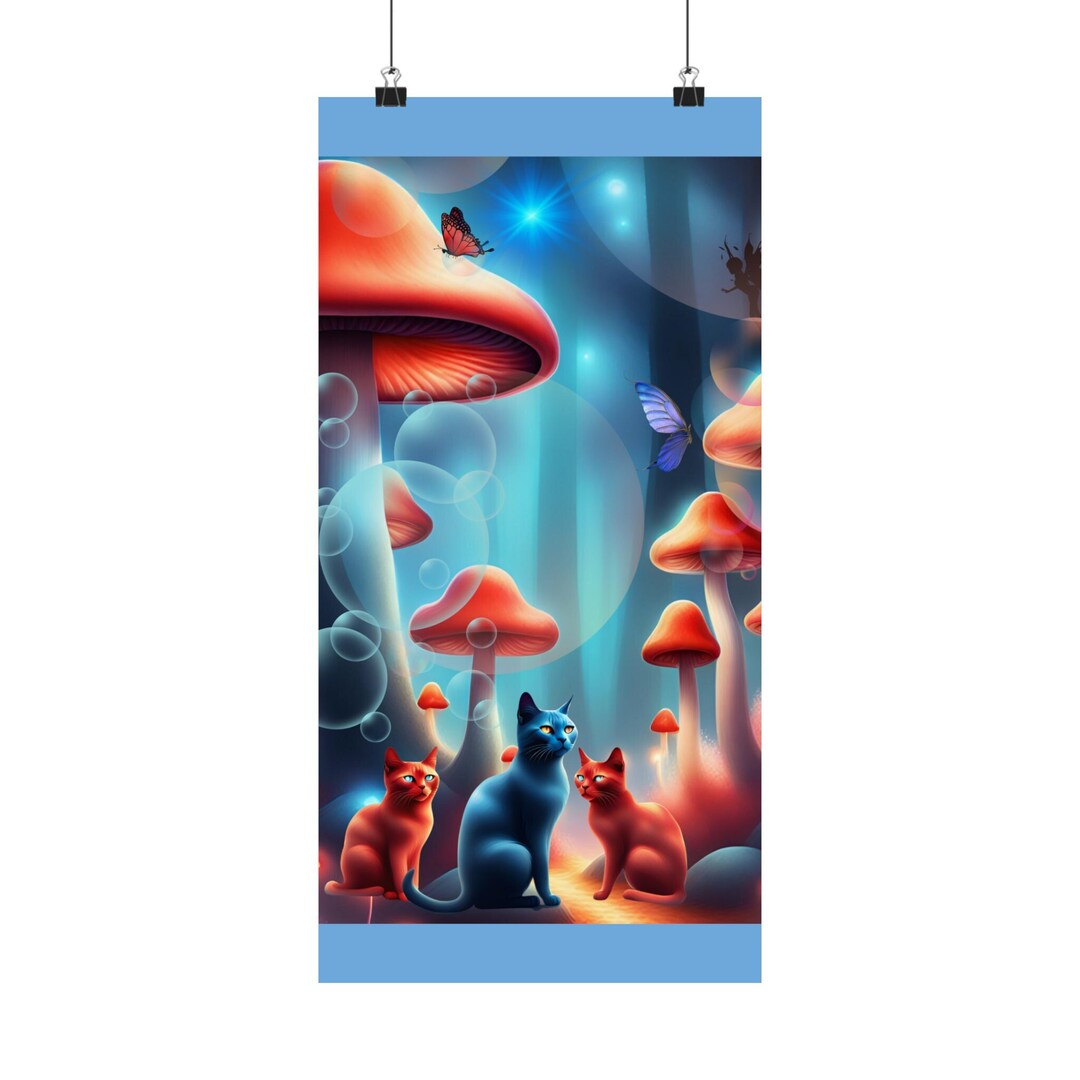 Matte Vertical Posters, Dreamy Posters, Cat Posters, Neon Posters ...