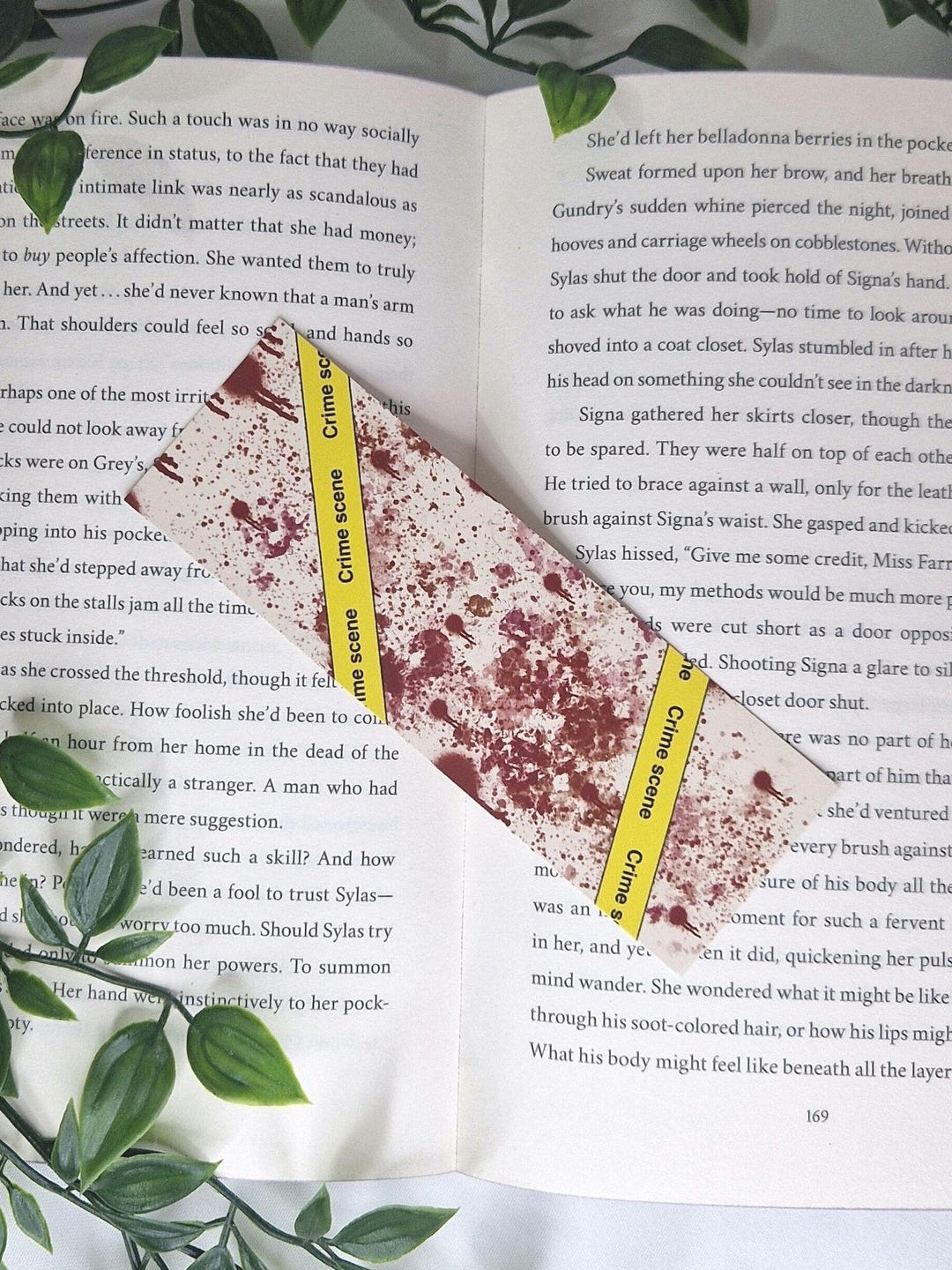 Crime Scene Tassel Bookmark Thriller Book Accessory Detective Page ...