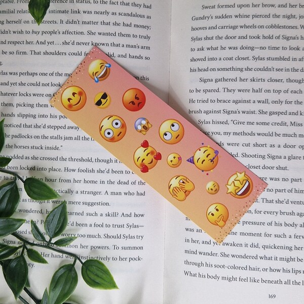 Emoji Bookmarks - Etsy