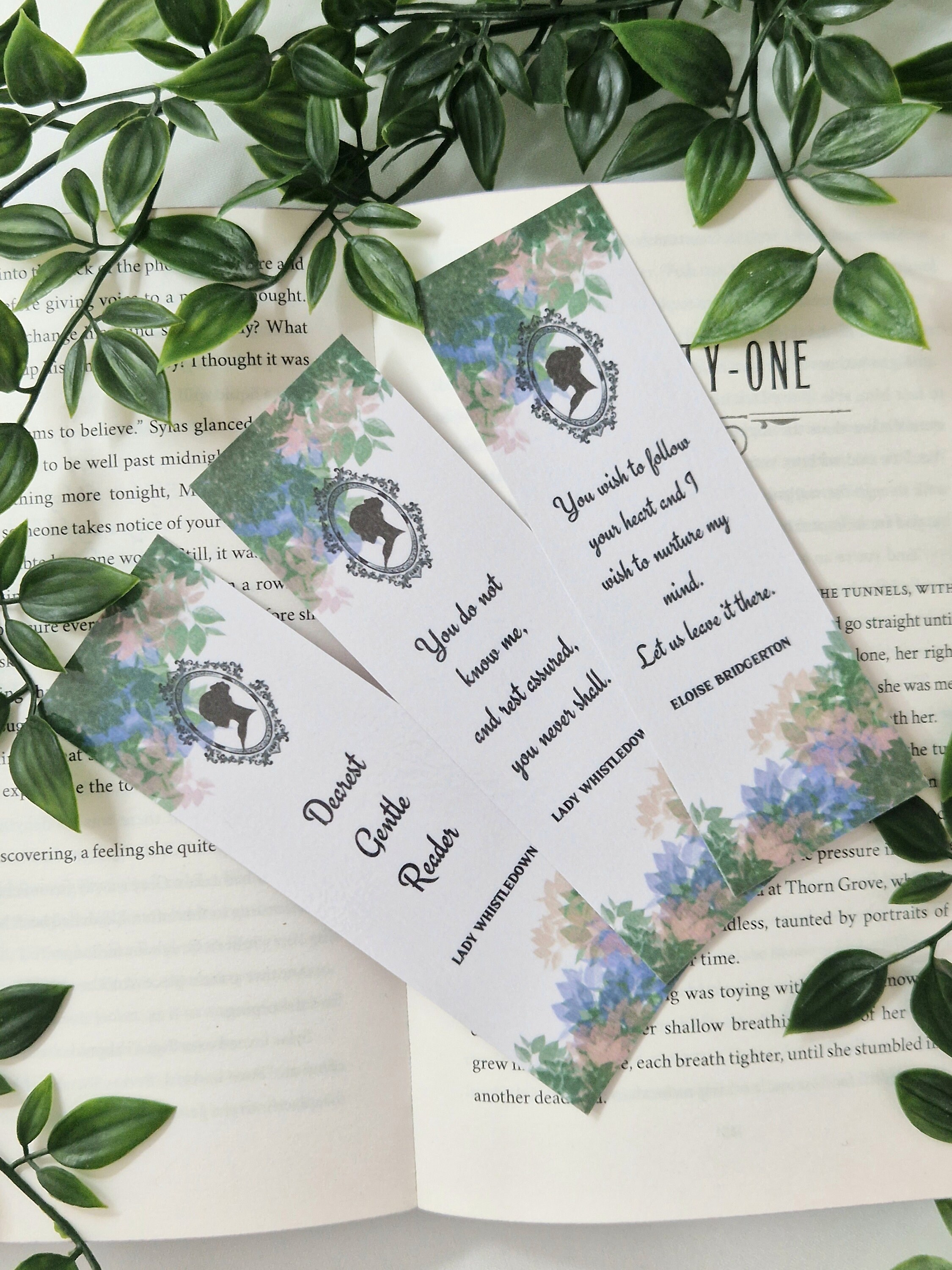 Bridgerton Bookmarks Bookmark Sets Bookishgifts for Readers - Etsy